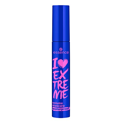 essence | I Love Extreme Volume Mascara Waterproof (Pack of 3) | Vegan & Cruelty Free | Free From Parabens-Alcohol, & Microplastic Particles