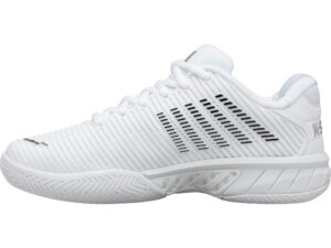 k-swiss women's hypercourt express 2 tennis shoe, white/black, 8 m