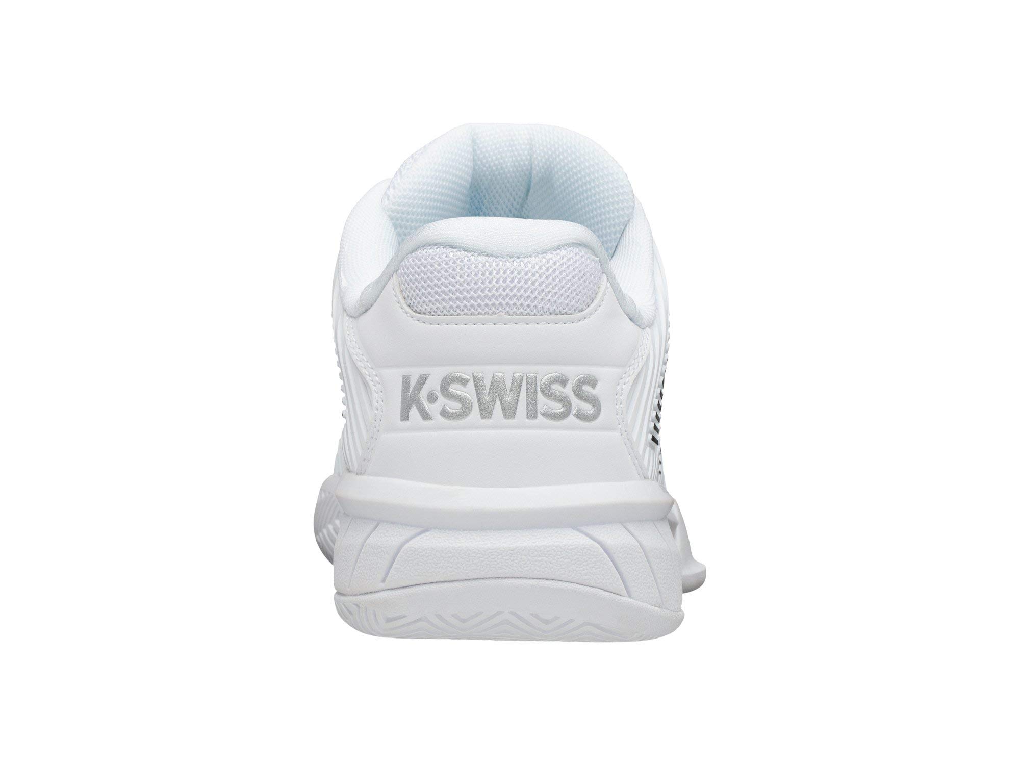 K-Swiss Women's Hypercourt Express 2 Tennis Shoe, White/Black, 8 M