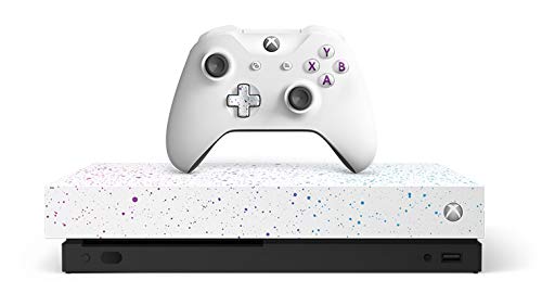 Microsoft Xbox One X 1TB SSD Enhanced NBA 2K20 Hyperspace Limited Edition White Night Sky Console, NBA 2K20 Full Game, 1 Month Xbox Live Gold and Game Pass Bundle