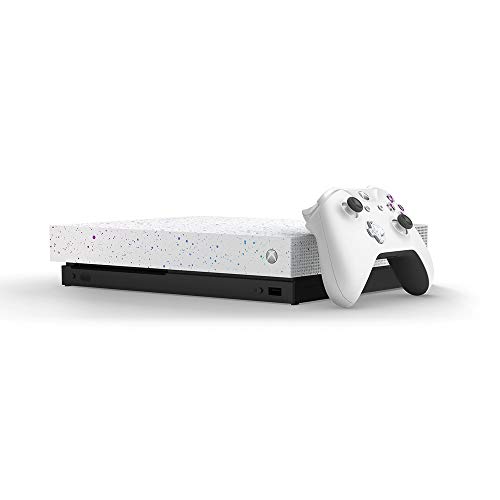 Microsoft Xbox One X 1TB SSD Enhanced NBA 2K20 Hyperspace Limited Edition White Night Sky Console, NBA 2K20 Full Game, 1 Month Xbox Live Gold and Game Pass Bundle