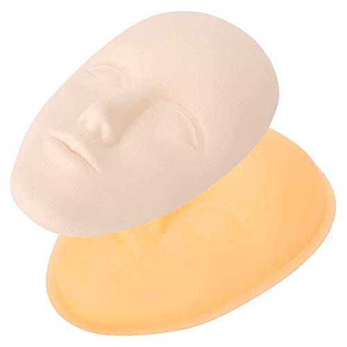 Practice Skin Head 5D Fake Skin Eyebrow Eyeline Lips Model for Professional Makeup Mannequin Training Head Face For Beginner Makeup for Beginners and Artists 1