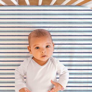 The Peanutshell Nautical & Striped Crib Sheets for Baby Boys or Girls | Unisex 2 Pack Set