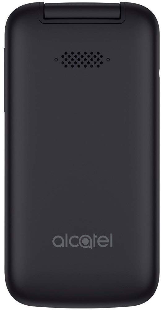 AT&T Prepaid - Alcatel SMARTFLIP, 4GB Memory, 2.8 Dual Display, Bluetooth, WiFi, Big Buttons - Black (Renewed)