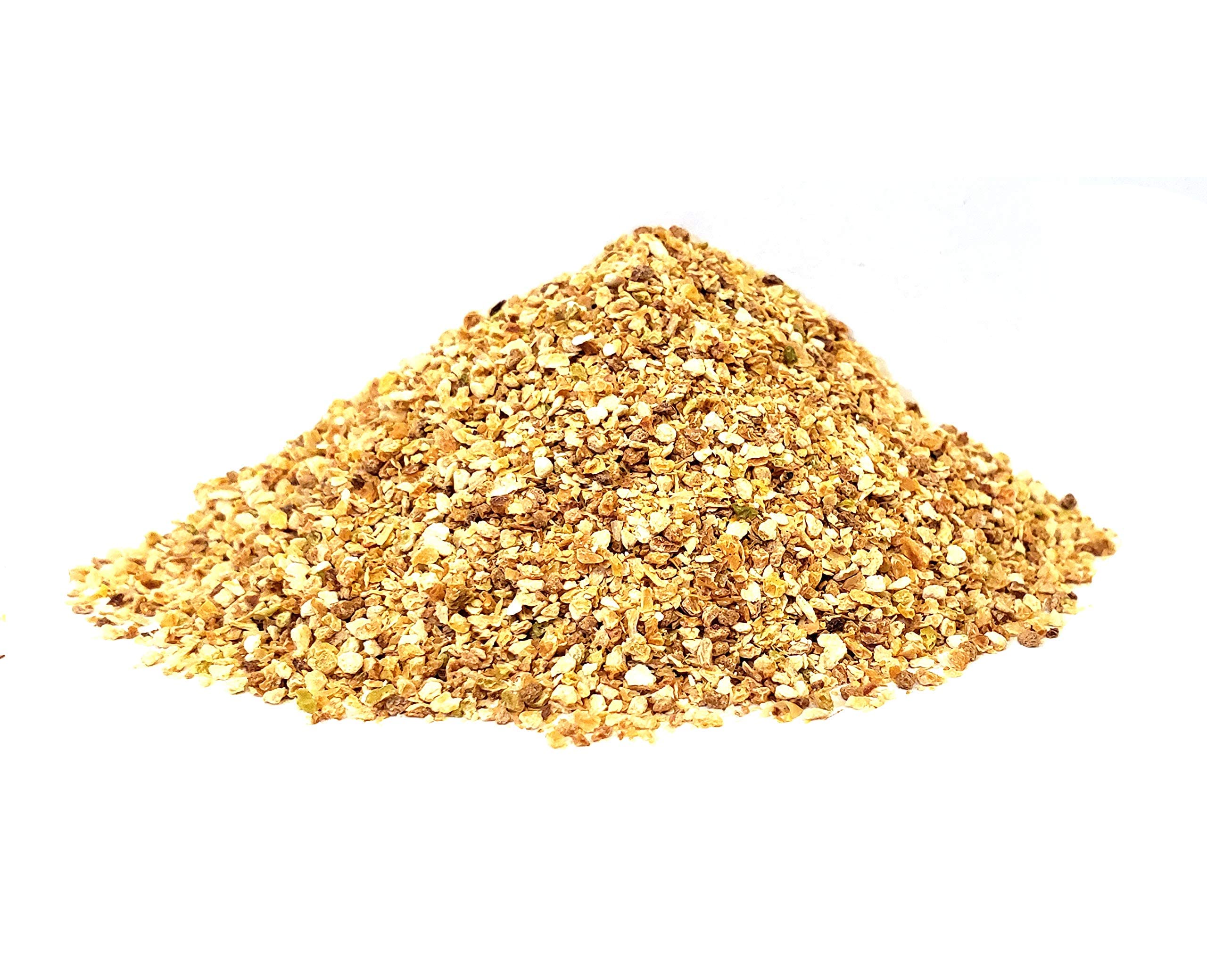 The Spice Way Lemon Peel - Granules (4 oz) zest and rind without any preservatives. Great for cooking, baking and tea.