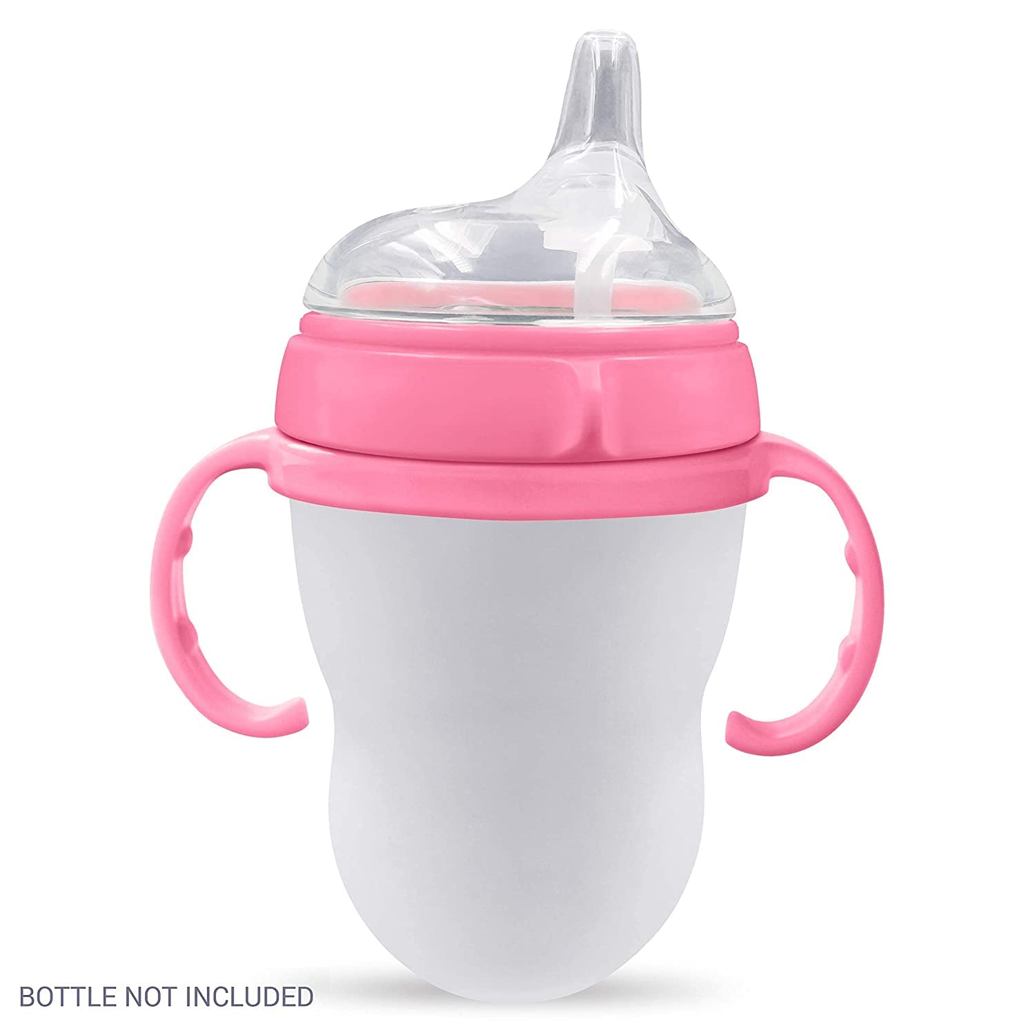 Sippy Cup Soft Spout Transitional Nipple Kit for Comotomo Baby Bottles, 5 oz and 8 oz