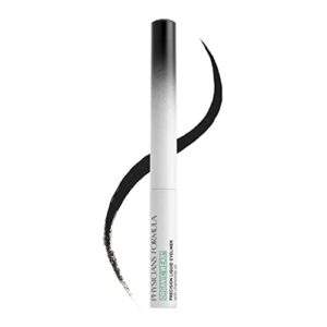 physicians formula organic wear all natural liquid percision eyeliner black, vegan, smudge resistant, dermatologist approved