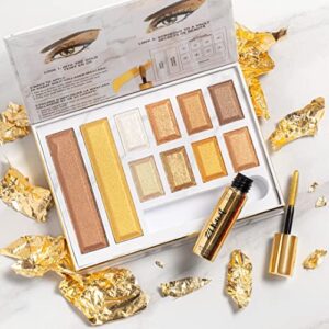 Physicians Formula 24-Karat Gold Shimmer Makeup Set, Face Palette, The Gold Vault, Mascara, Eyeshadow, Christmas Gift