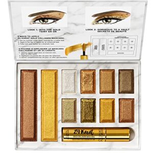 Physicians Formula 24-Karat Gold Shimmer Makeup Set, Face Palette, The Gold Vault, Mascara, Eyeshadow, Christmas Gift