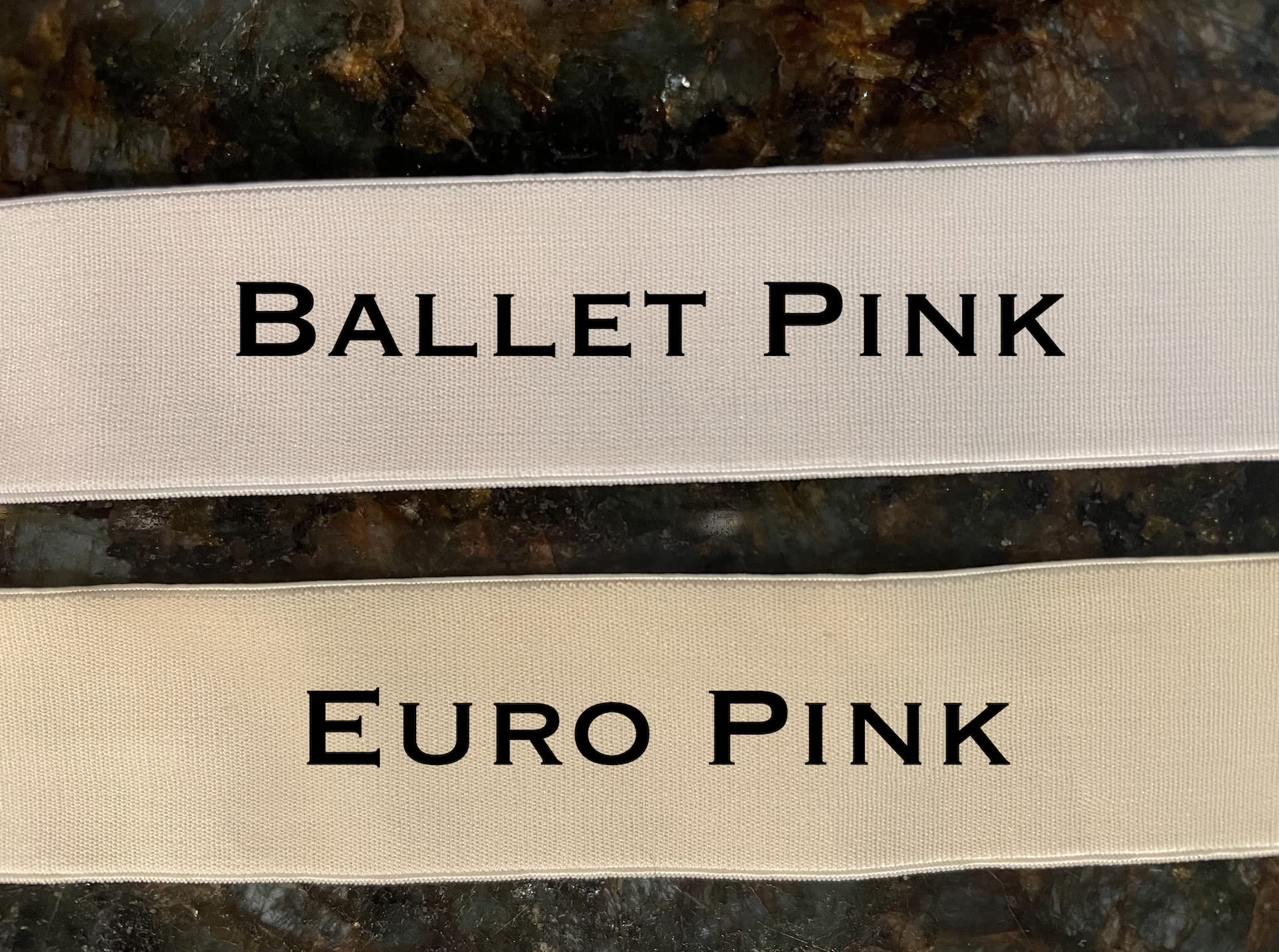 Pillows for Pointes® Stretch Ribbon for Ballet Pointe Toe Shoes Euro Pink - 2.5 Yards