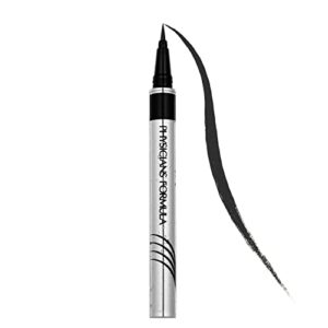 physicians formula eye booster, lash-enhancing 2-in-1 eyeliner serum, dermatologist approved, hypoallergenic, cruelty-free & vegan - blackest black