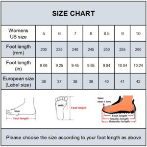 LEADER SHOW Women's Casual Flats Non-Slip Sneakers Elderly Safety Comfortable Walking Shoes (8.5, Grey)