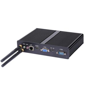 HUNSN Fanless Mini PC, Desktop Computer, HTPC, Nano Kodi Box, Intel Celeron N2920 N2940, Windows 11 or Linux Ubuntu, BM10, 2 x COM, VGA, HDMI, USB3.0, 4 x USB2.0, LAN, 8G RAM, 128G SSD