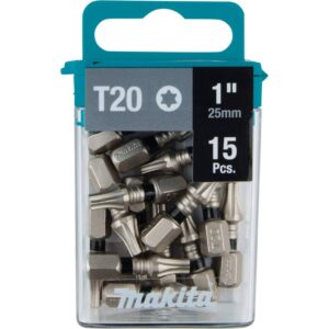 makita e-00670 impact xps™ t20 torx, 1" insert bit, 15/pk