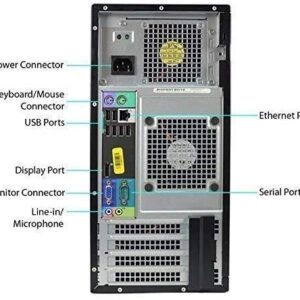 Dell Optiplex 9020 Tower Computer Gaming Desktop (Intel Core i7, 16GB Ram, 2TB HDD + 120GB SSD, Wifi, Bluetooth, HDMI) MSI Geforce GT 730 4GB Graphics - Windows 10 (Renewed)