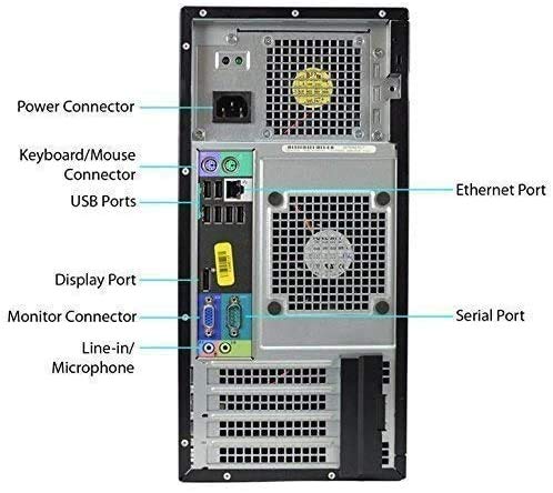 Dell Optiplex 9020 Tower Computer Gaming Desktop (Intel Core i7, 16GB Ram, 2TB HDD + 120GB SSD, Wifi, Bluetooth, HDMI) MSI Geforce GT 730 4GB Graphics - Windows 10 (Renewed)