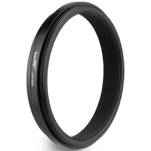 haoge lens filter adapter ring for fujifilm x100vi fuji finepix x100v camera fit 49mm uv cpl nd filter lens cap replace fujifilm ar-x100 black