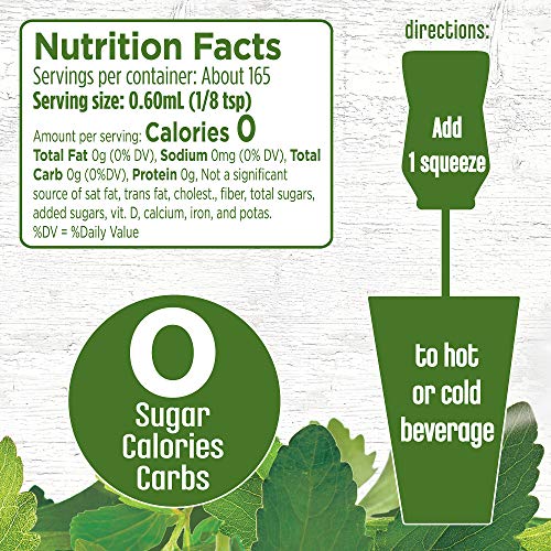 SPLENDA Stevia Liquid Zero Calorie Sweetener Drops, 1.68 Fl Oz Bottle (Pack of 3) (Packaging May Vary)