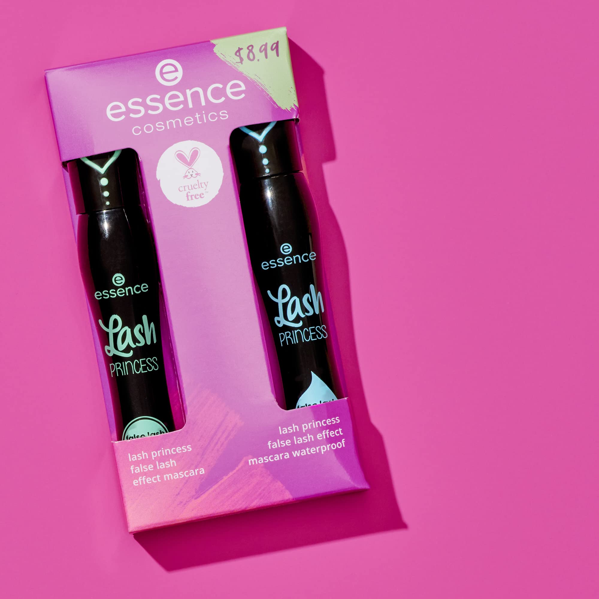 essence | Lash Princess False Lash Effect Mascara | Gluten & Cruelty Free | Black (MIXED duo set)