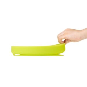 Olababy 100% Silicone Suction Plate | Toddler Plates with Suction | Divided Plates for Kids | Self Feeding Baby Essentials | Food Grade Silicone | Baby Registry Must Haves | Microwave Dinner Plates