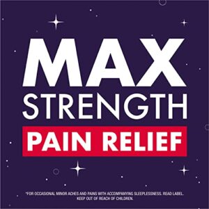 ZzzQuil Nighttime Pain Relief Sleep Aid Liquid, Max Strength Pain Reliever, Non-Habit Forming 12 Fl oz(Pack of 2)