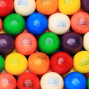 gumballs for gumball machine - 1 inch large gumballs - king gumballs in bulk - 2.4 lb gumball machine refills - 140 pcs giant gumballs - bulk gum for kids - assorted gum refill