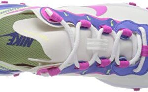 Nike Women's Race Running Shoe, White Fire Pink Sapphire Barely Volt, Women 2