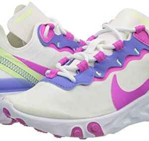 Nike Women's Race Running Shoe, White Fire Pink Sapphire Barely Volt, Women 2