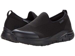 skechers arch fit sr - absidy black 8.5 b (m)