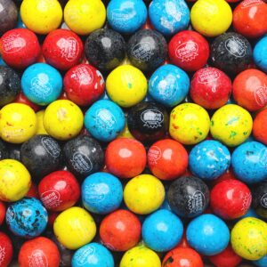 gumballs for gumball machine - berry mix 1 inch bubble gum balls bulk - gumball machine refills - double bubble chewing gum - 2.4 pound - 136pcs king gumballs bulk