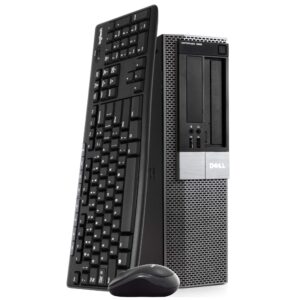 Dell Optiplex 980 Desktop Computer PC, Intel Quad-Core i5, 500GB HDD Storage, 8GB DDR3 RAM, Windows 10 Home, DVD, WiFi, 20in Monitor, Wireless Keyboard and Mouse (Renewed)