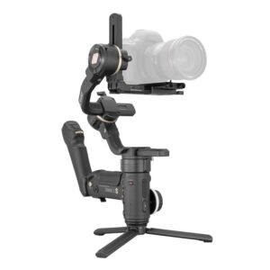 zhiyun crane 3s gimbal stabilizer for mirrorless dslr cinema cameras camcorder for sony canon panasonic nikon camera, blackmagic 6k 4k, modular design, max payload 6.5kg (smartsling handle)