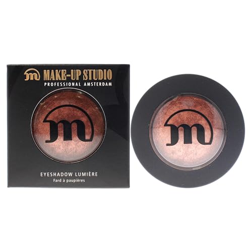 Make-Up Studio Professional Amsterdam Make-Up Eyeshadow Lumiere - Long-Lasting Shine - Highly Pigmented - Can Be Used Wet Or Dry - Available In Refill Packaging - Crystal Brunette - 0.06 Oz