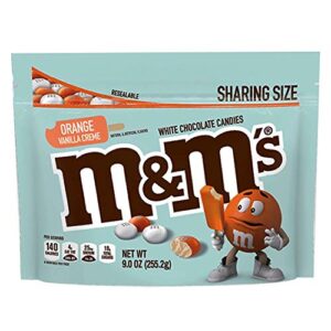 orange vanilla cream m&m's