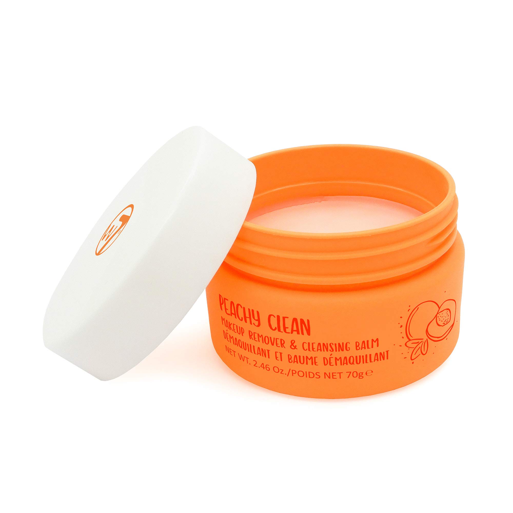 W7 Peachy Clean Face Cleansing Balm - Makeup Remover With Peach Extract - Clean Oil Free Skin