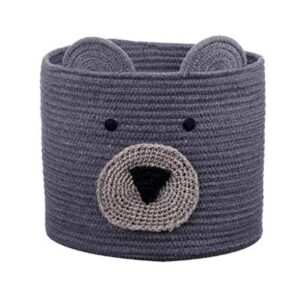 Coiled Rope Storage Bin Large Bear - Cloud Island