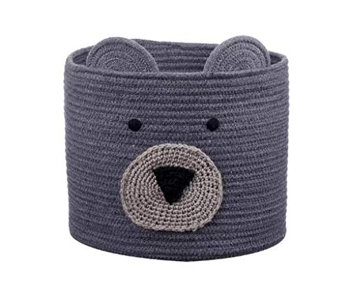 Coiled Rope Storage Bin Large Bear - Cloud Island