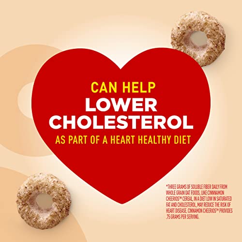 Cinnamon Cheerios, Heart Healthy Cereal, Large Size, 14.3 OZ