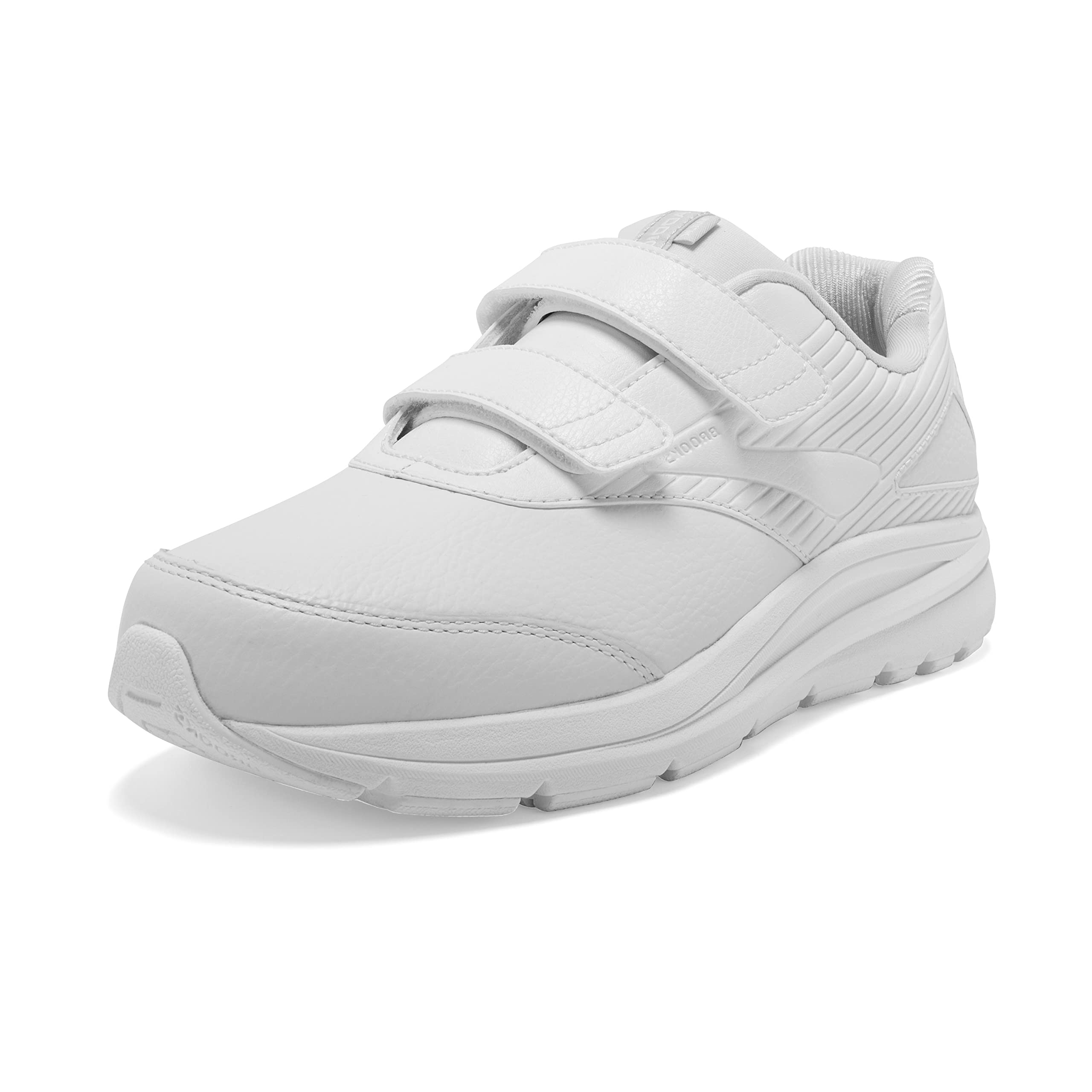 Brooks Addiction Walker V-Strap 2 Women's Walking Shoe - White/White - 8