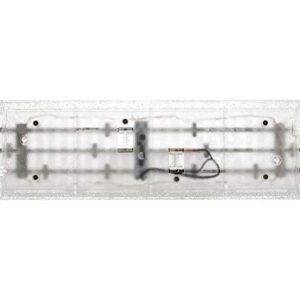 Lionel Lighted FasTrack Electric O Gauge, 10" Straight Track, Pack of 4