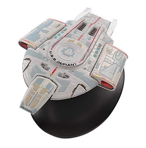 Hero Collector| Star Trek The Official Starships Collection | Eaglemoss Model Ship Box U.S.S. Defiant NX-74205