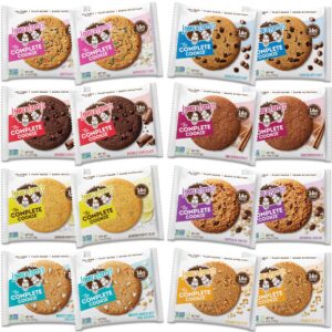 lenny & larry's the complete cookie, 8 flavor variety pack, soft baked, 16g plant protein, vegan, non-gmo, 4 ounce (pack of 16)