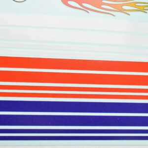 VRC Hobbies 1/24 Model Car Waterslide Decal Sheet W/Flames, Numbers & Stripes #5050