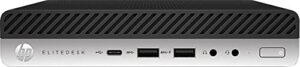 hp elitedesk 800 g3 mini business desktop (intel quad-core i7-6700t 2.8ghz, 16gb ddr4 ram, 256gb ssd, displayport dp, ethernet rj-45, keyboard + mouse, windows 10 professional (renewed)