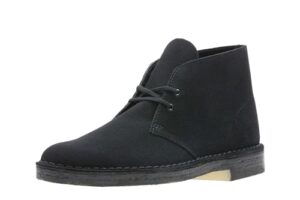 clarks men's desert chukka boot, black suede 1, 9