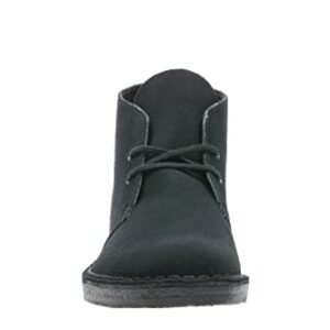 Clarks Men's Desert Chukka Boot, Black Suede 1, 9