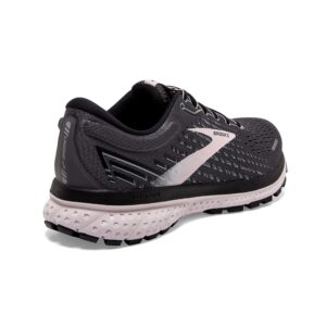 Brooks Women's Ghost 13 Running Shoe - Black/Pearl/Hushed Violet - 11.5 Narrow