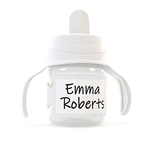 Pumpkin Doodle Permanent Write-on Labels for Bottles/Sippy Cups/Food Containers 6pcs (White)