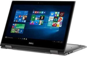 dell inspiron 13.3 2-in-1 fhd(1920x1080) touchscreen convertible laptop pc, intel core i7-6500u 2.5ghz, 8gb ddr4 sdram, 256gb ssd, backlit keyboard, bluetooth, hdmi, windows 10-gray