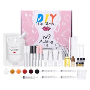 ibcccndc diy lip gloss making kit gift - make your own moisturizing and shiny lip gloss with lip gloss kit for women and girls (28)